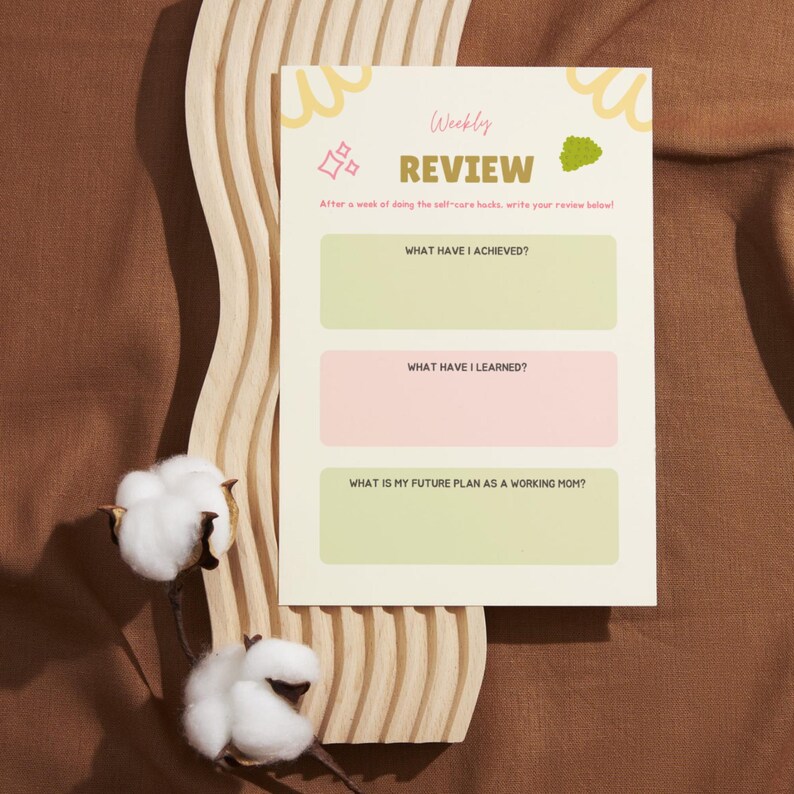 Working Mom Self-care Workbook - 2026 Balance & Growth Planner ...