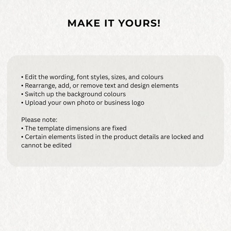 Minimalist Quote Template Canva, Editable & Printable Business Estimate ...