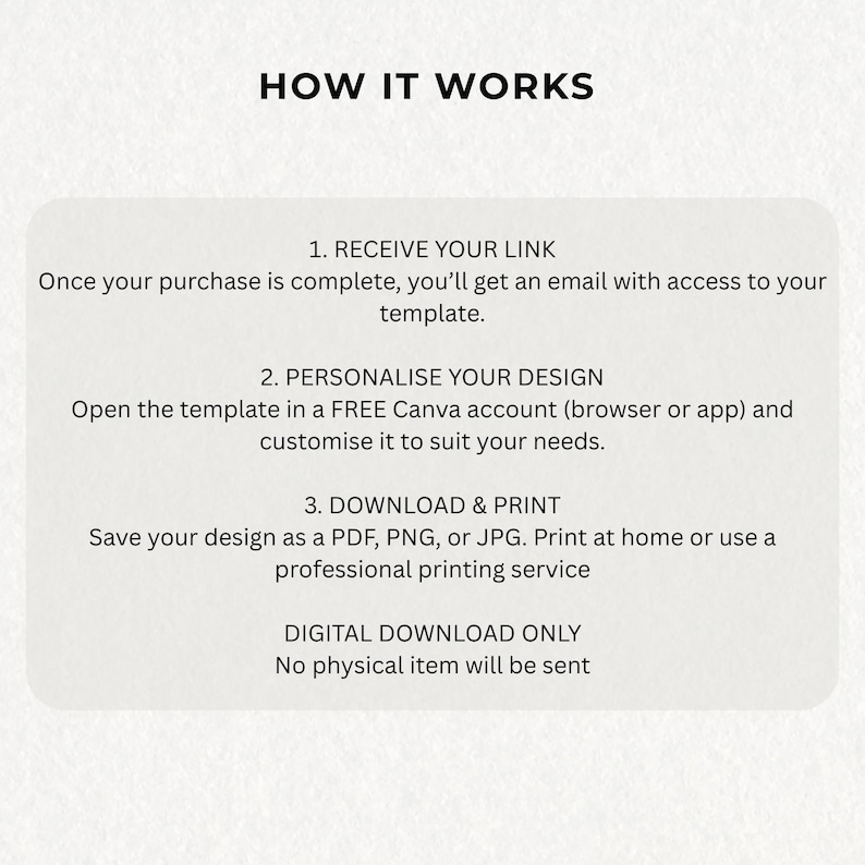 Minimalist Quote Template Canva, Editable & Printable Business Estimate ...