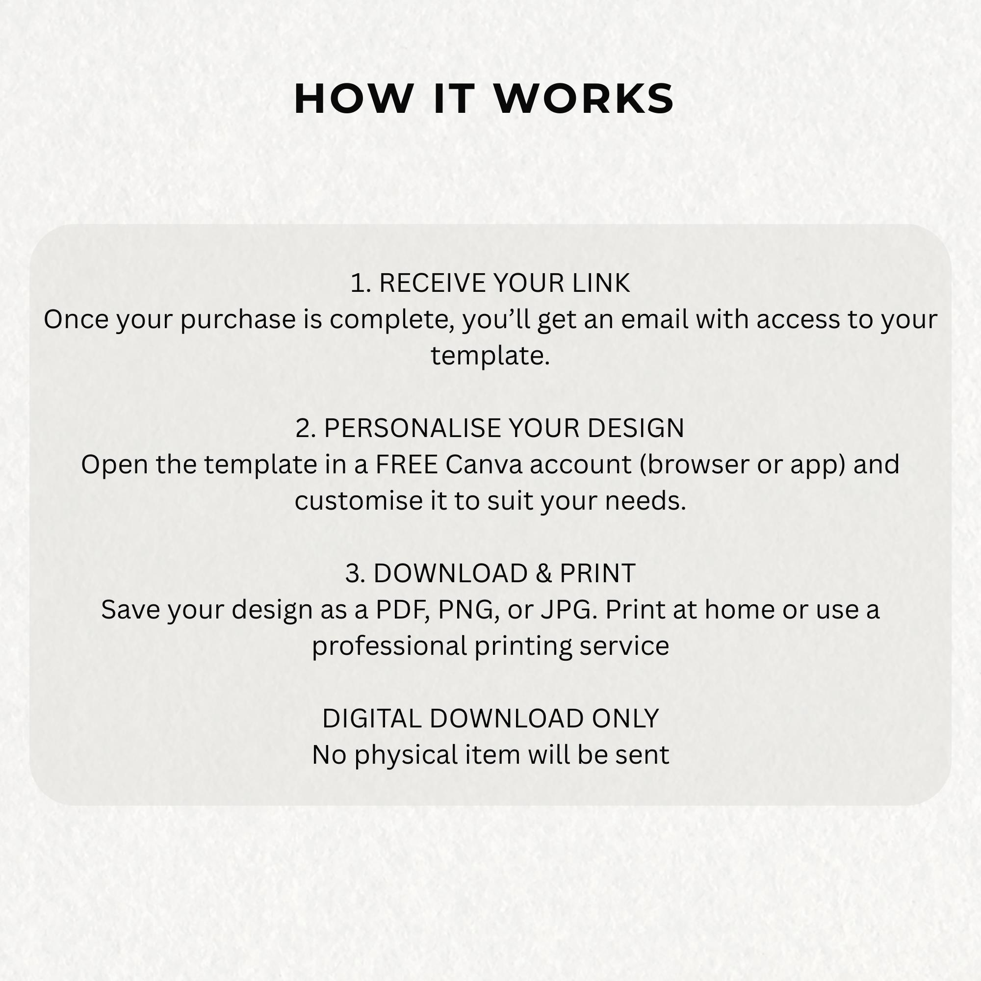 Airbnb Invoice Template Canva, Editable Rental Receipt (digital ...
