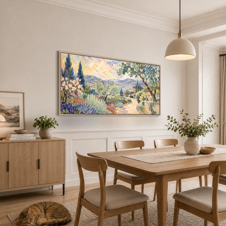 Henri Matisse Inspired Fauvist Landscape Canvas Art, Mediterranean ...