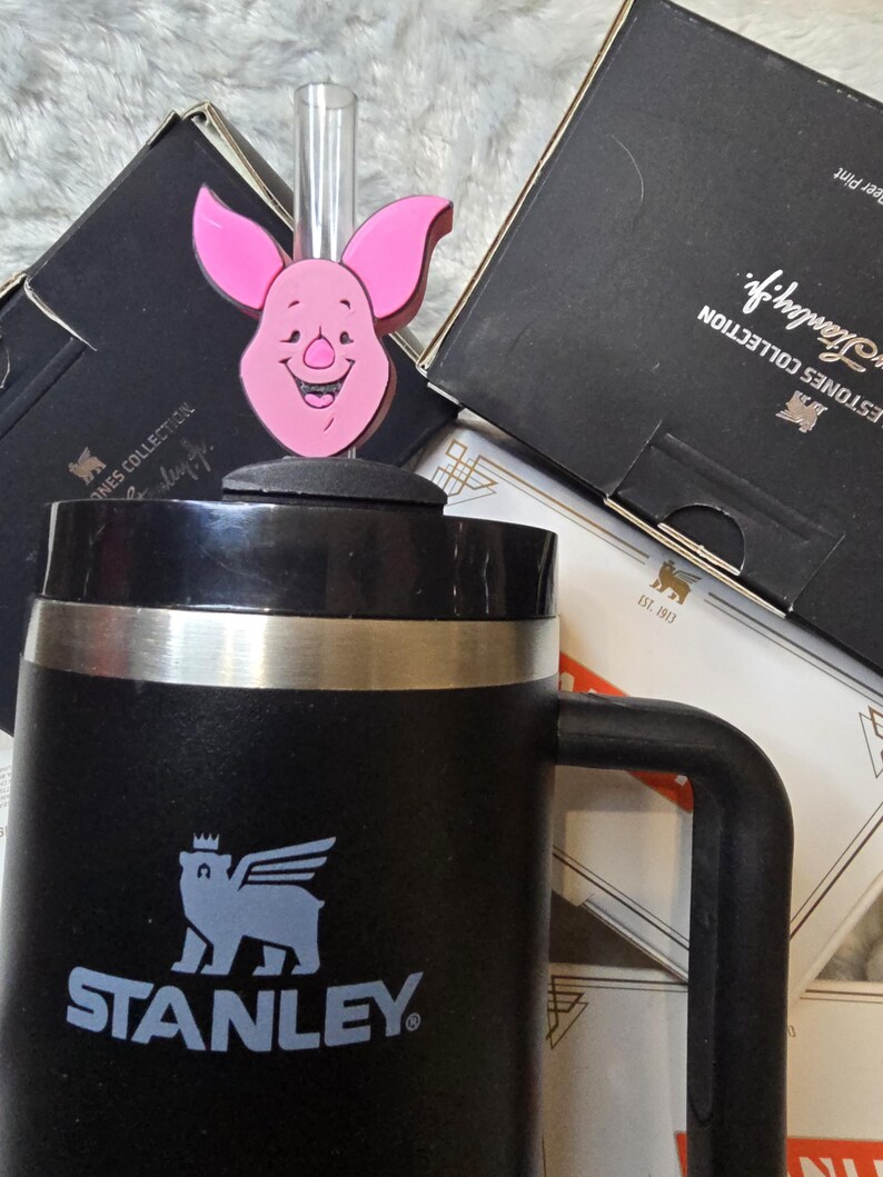 Pig Straw Topper for Stanley Quencher | 3D Printed Theme Park Cup ...