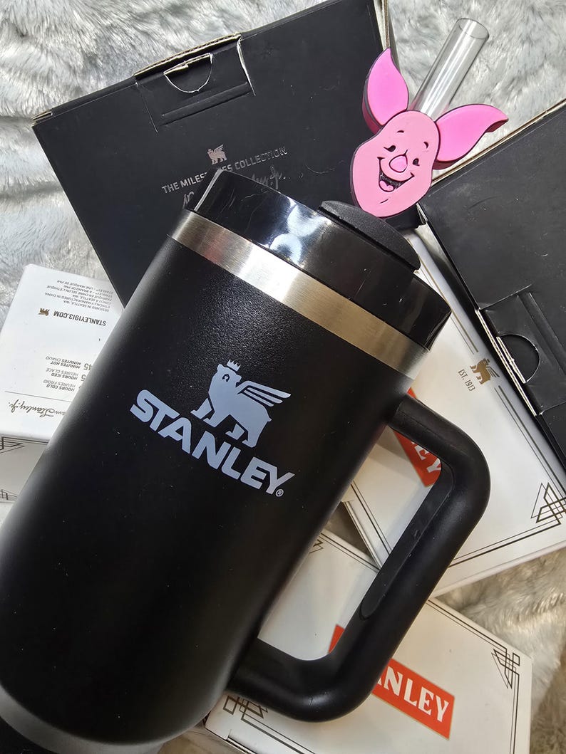 Pig Straw Topper for Stanley Quencher | 3D Printed Theme Park Cup ...