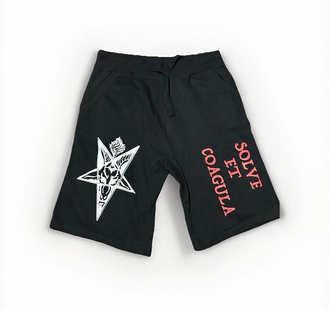 Baphomet Sigil Shorts EXTRA LARGE Size Inverted Pentagram Occult ...