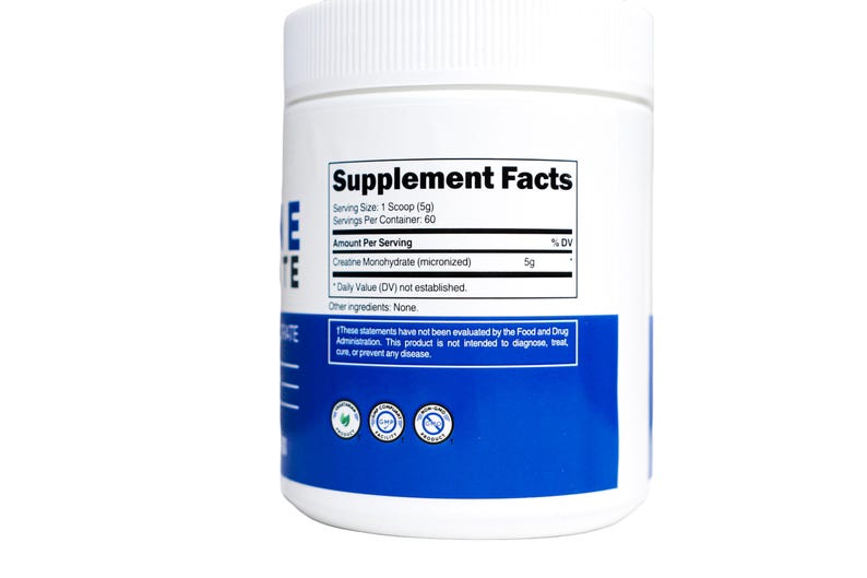 Blueberry Flavor Exione Creatine Monohydrate Micronized Powder Support ...