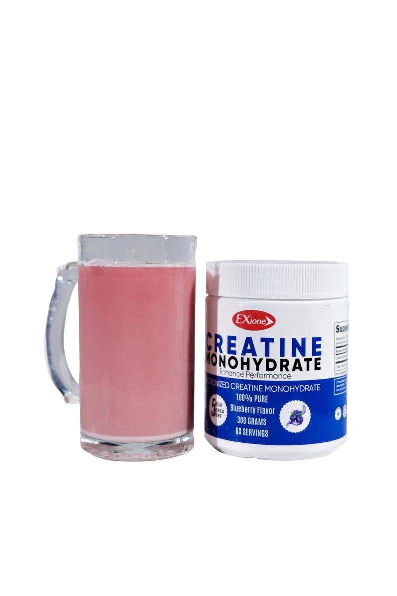 Blueberry Flavor Exione Creatine Monohydrate Micronized Powder Support ...