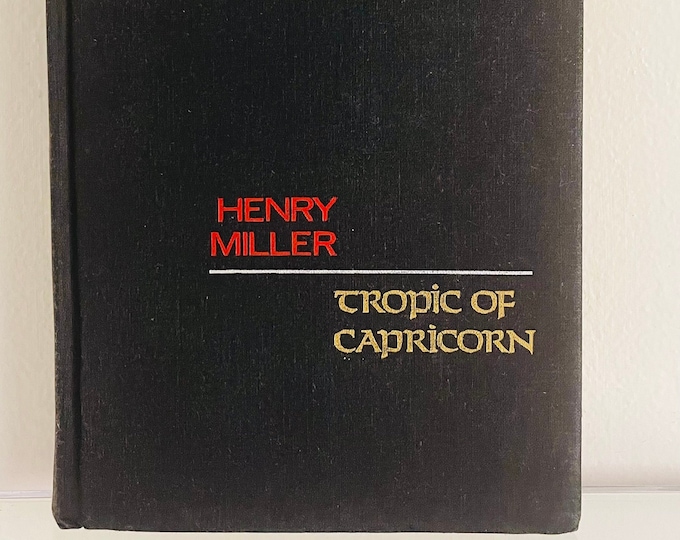 Vintage 1960s Tropic of Capricorn Novel 1961 by Henry Miller Hardback ...