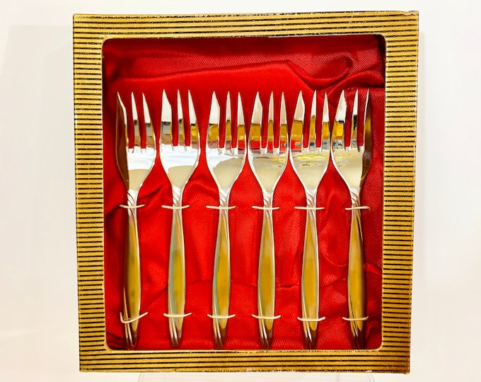 Vintage 1950s MID Century Modern Silver Forks SMS Sarosil MOD 9000 ...