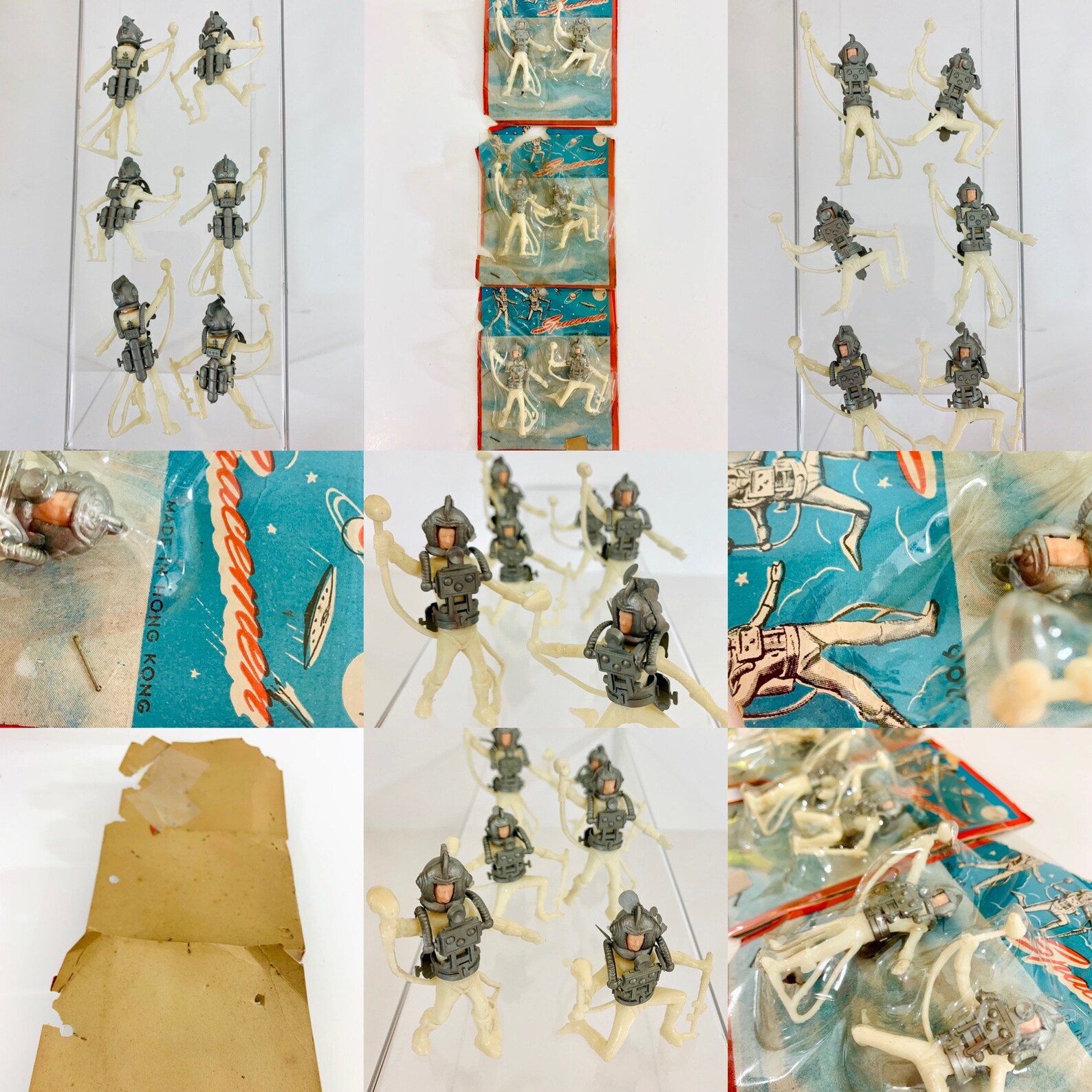 Vintage 1970s Retro Space Age Toy Spacemen NOS Plastic Figures - Etsy