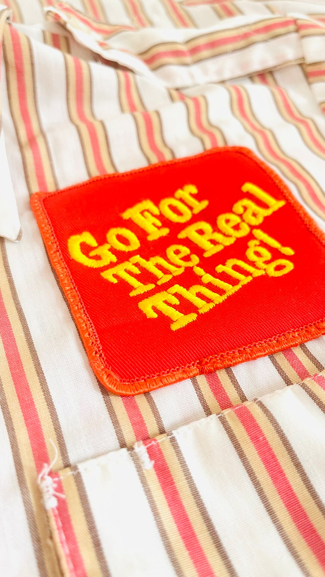 Vintage 1980s Retro Coca-cola Coke Soda Stripes Go for the - Etsy