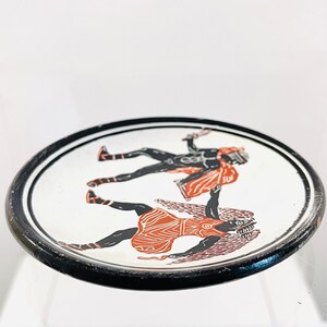 Vintage Greek Mythology Prometheus Titan God Terra Cotta Art Painted ...