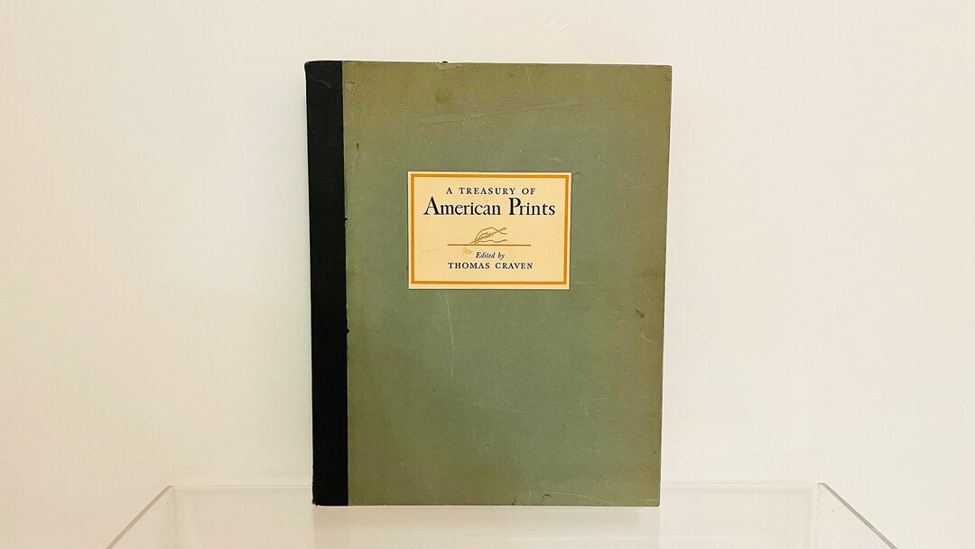 Vintage 1930s Antique Ethchings Thomas Craven 1939 A Treasury of ...