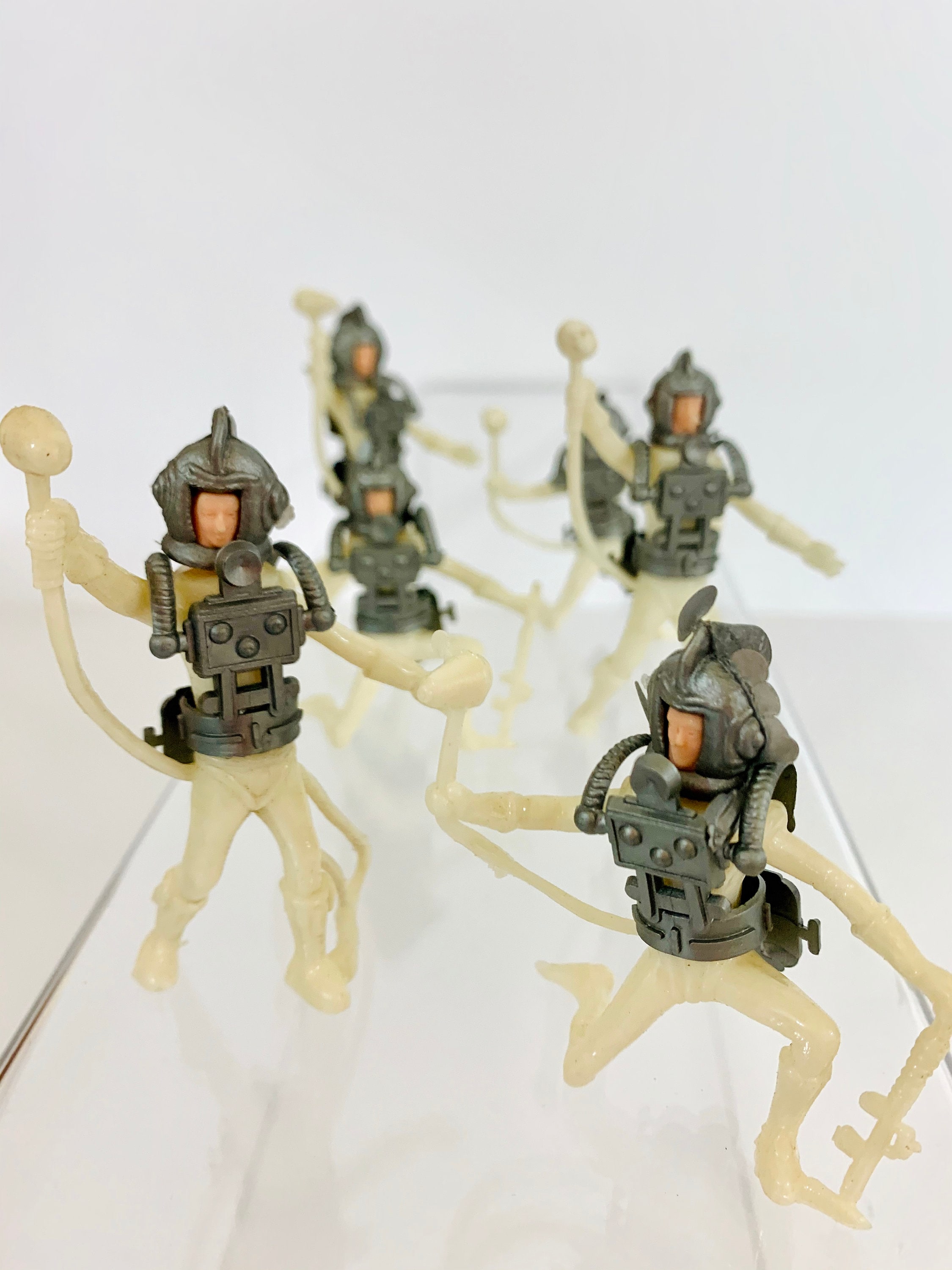 Vintage 1970s Retro Space Age Toy Spacemen NOS Plastic Figures | Etsy