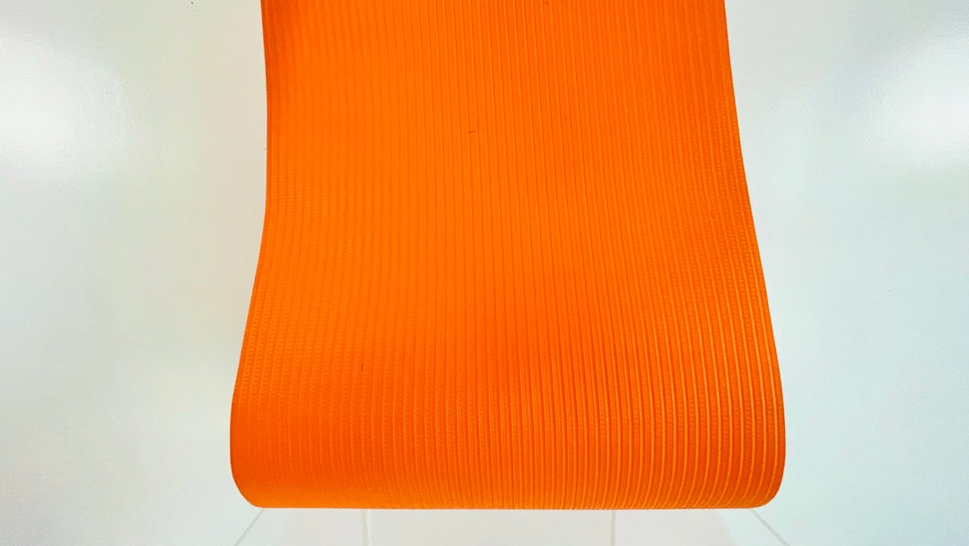 Vintage 1960s MCM Orange Vinyl Roller Window Shade Pull Down - Etsy