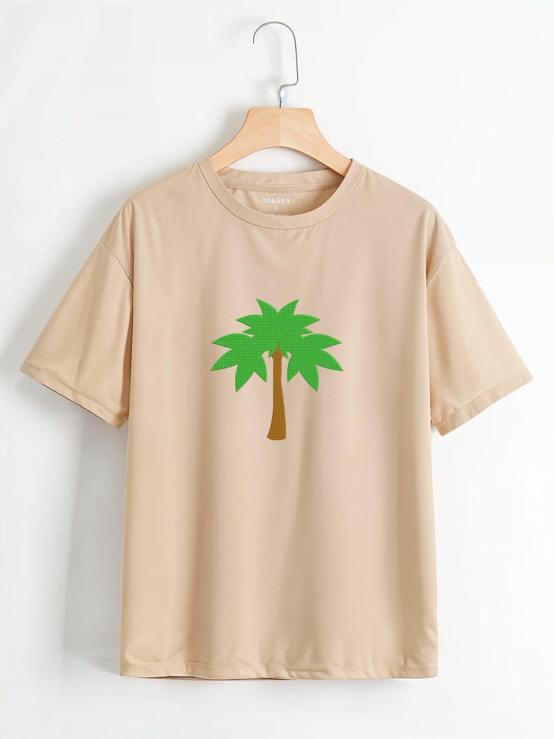 Tree Embroidery Design Bundle | Palm Tree, Oak Tree Embroidery | Tree ...