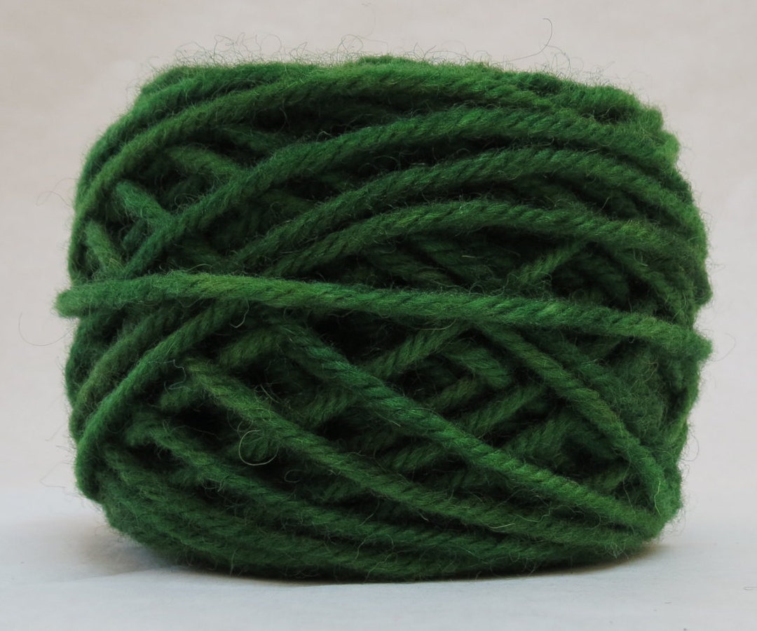 MOSS 100% Wool 2 Ozs. 43 Yards 4-ply Bulky or 3-ply Worsted - Etsy