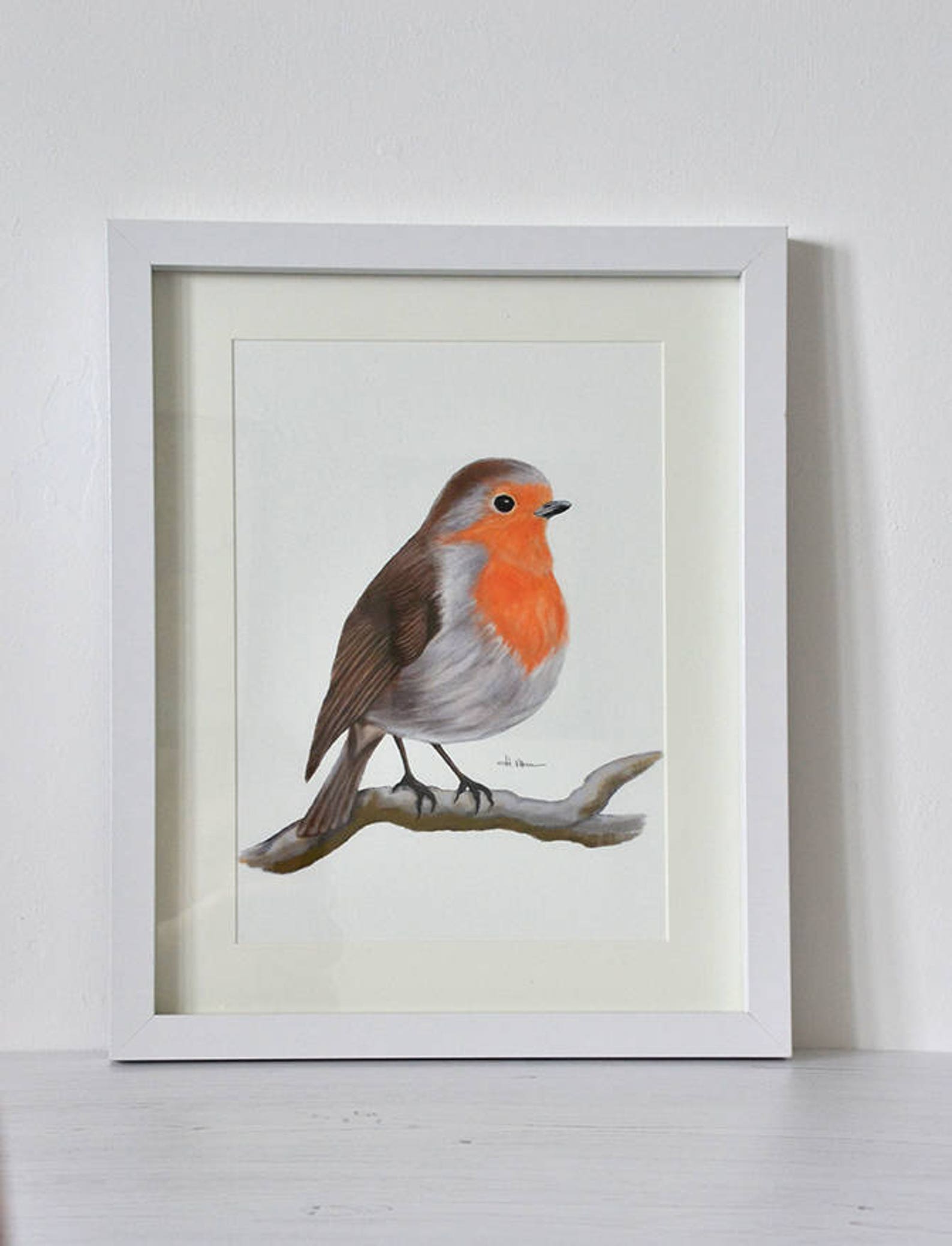 Robin Art Robin Art Print - Etsy UK