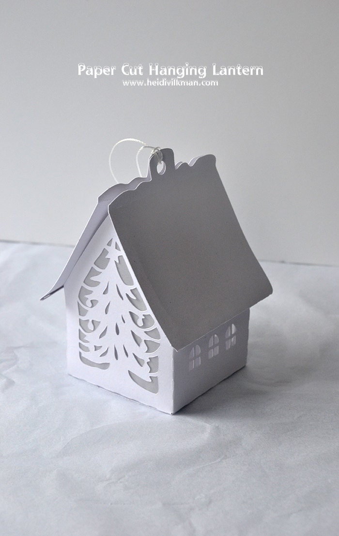 Christmas Paper Lantern Template Instant Download - Etsy
