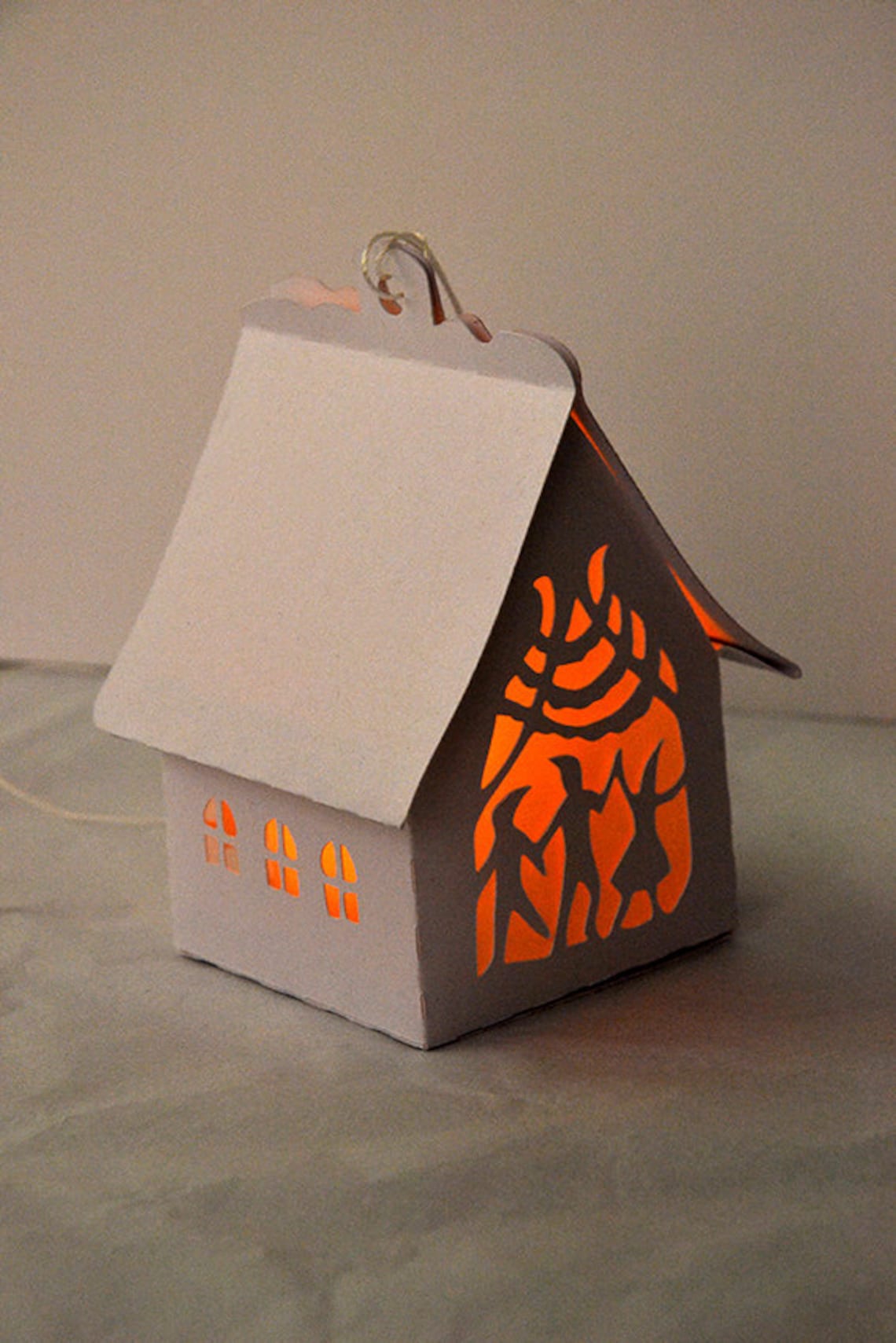 Christmas Paper Lantern Template Instant Download - Etsy