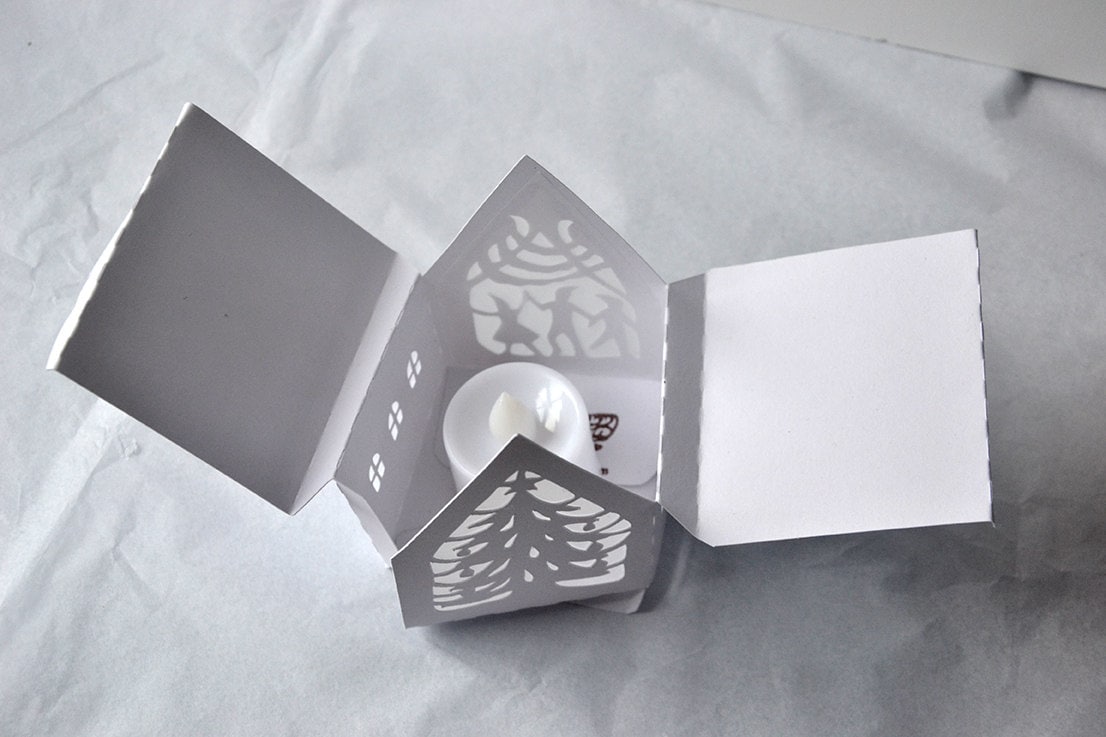 Christmas Paper Lantern Template - Instant Download - Etsy