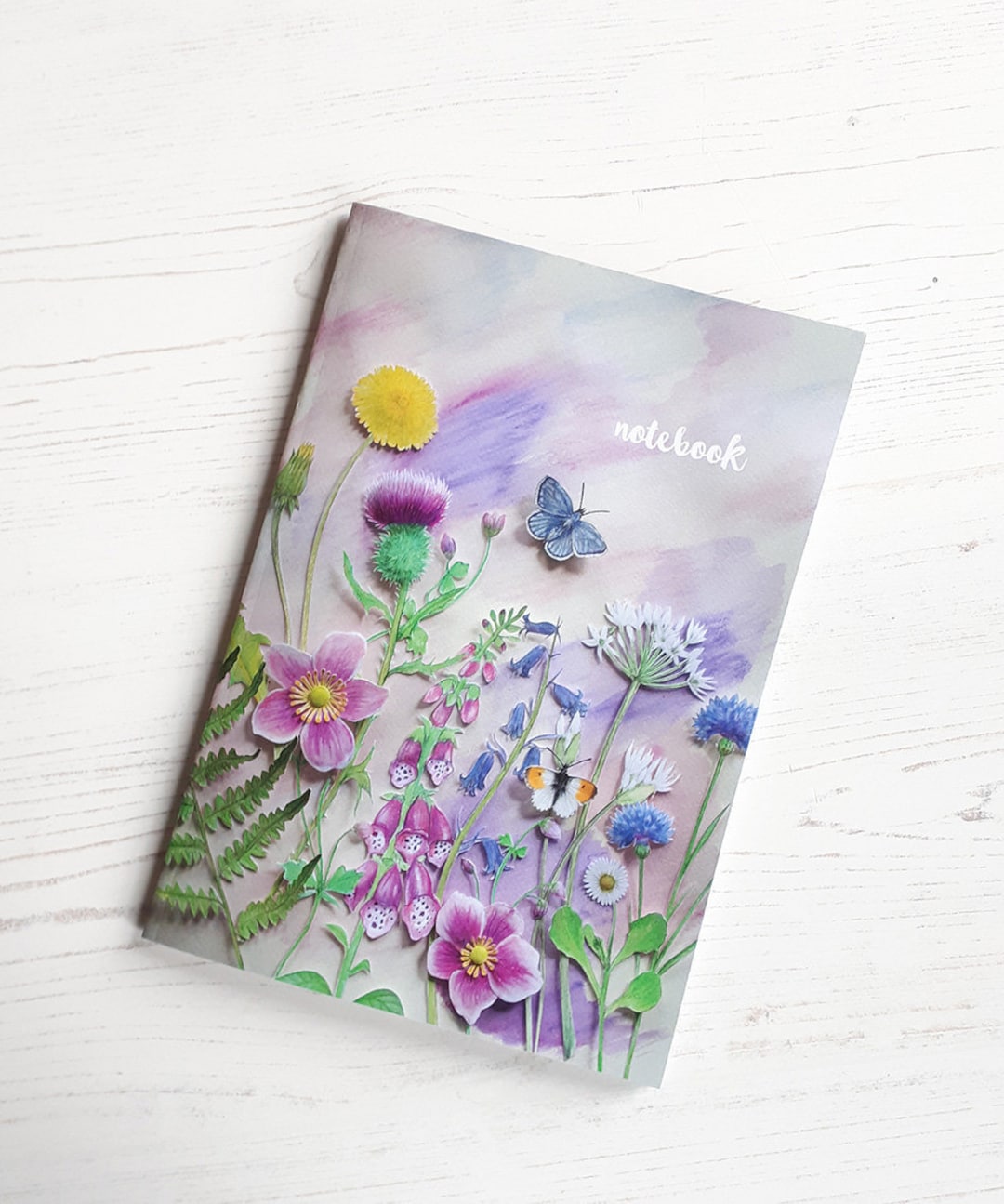 Meadow Journal Nature Notebook Botanical Notebook Wildflowers Paper Art ...
