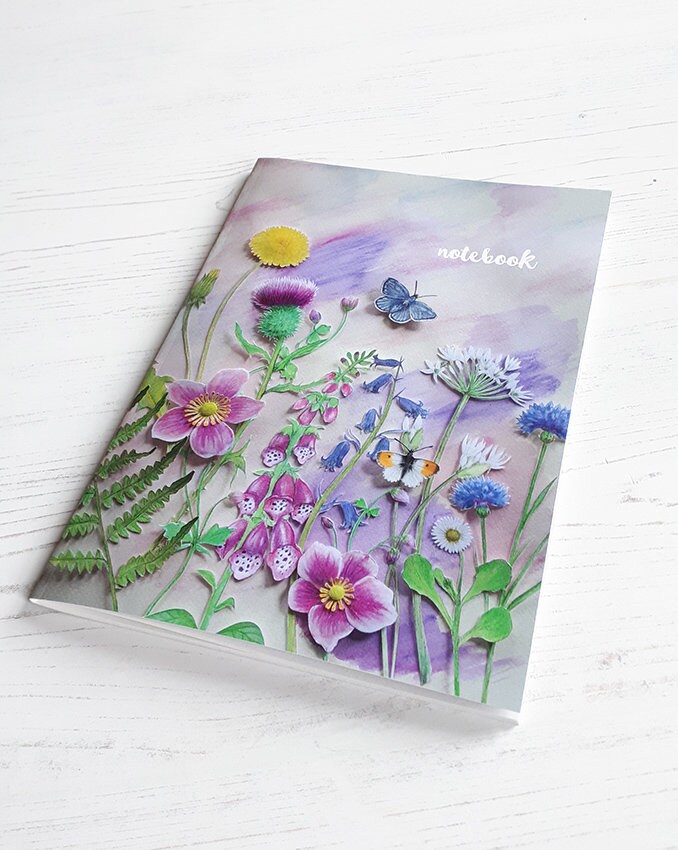 Meadow Journal Nature Notebook Botanical Notebook - Etsy UK