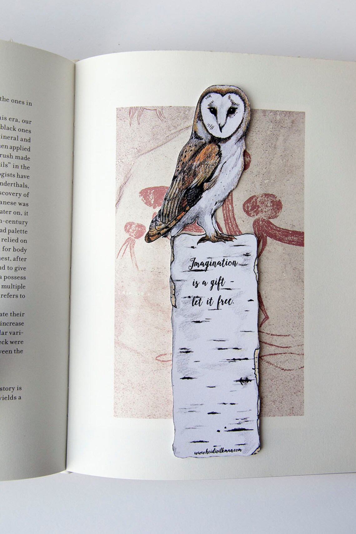 Barn Owl Bookmark - Etsy UK