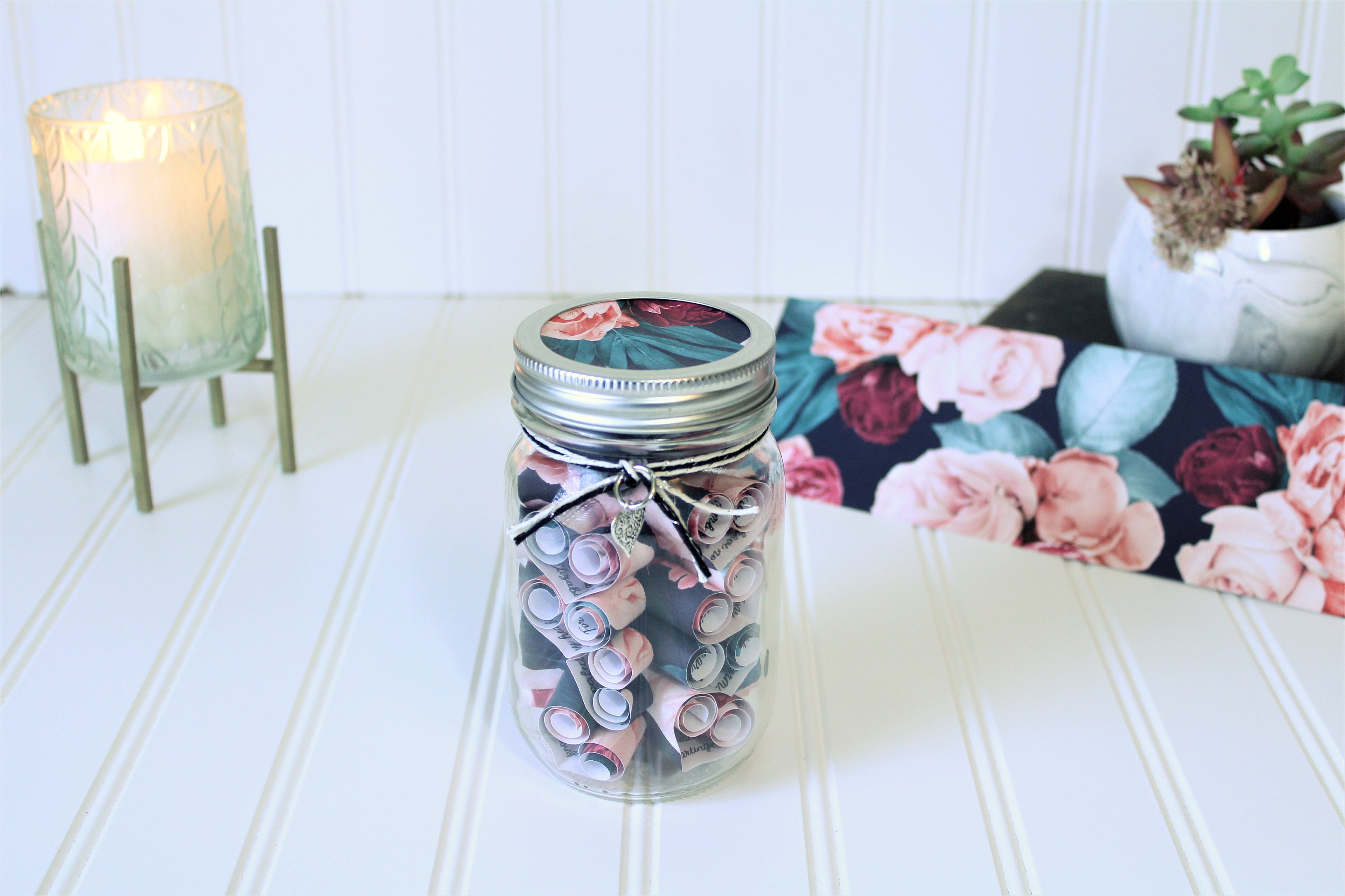 Romantic Gift Reasons Why I love You Journey Jar Custom | Etsy