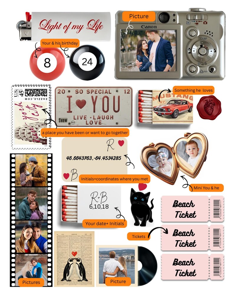 Editable Matchbox Poster Template in Canva – Custom Couple Matchbook ...