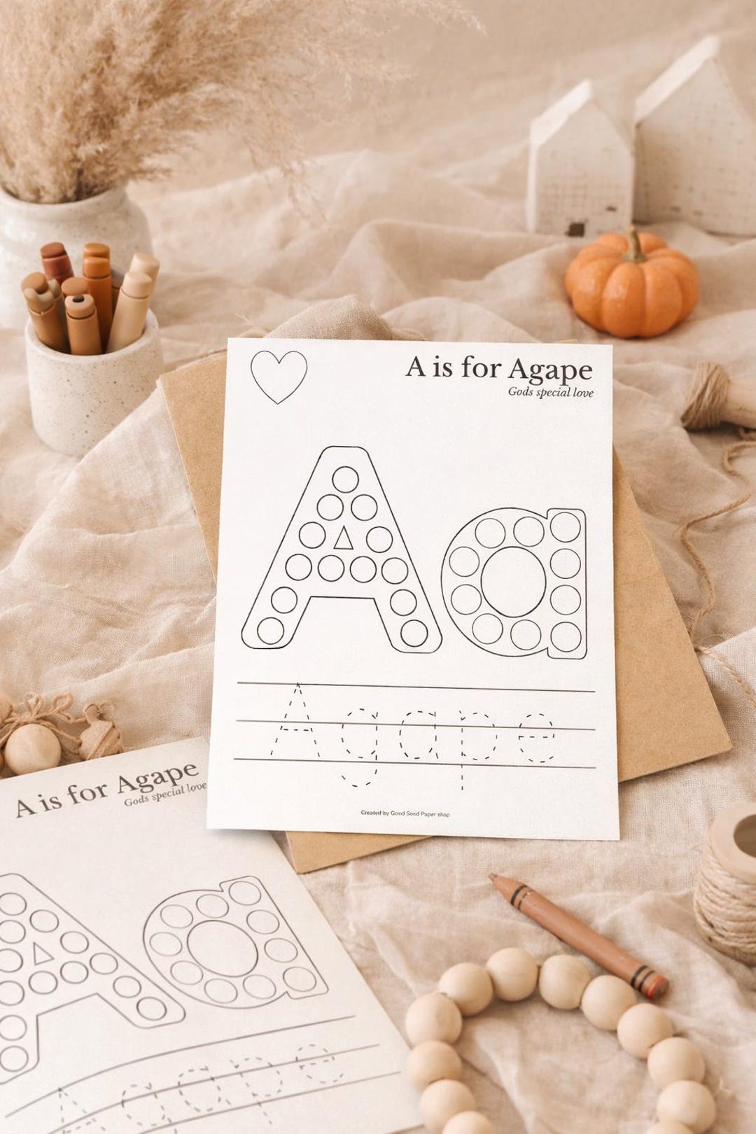 Faith-based Alphabet Dot Marker Worksheets | Christian ABC Printable ...