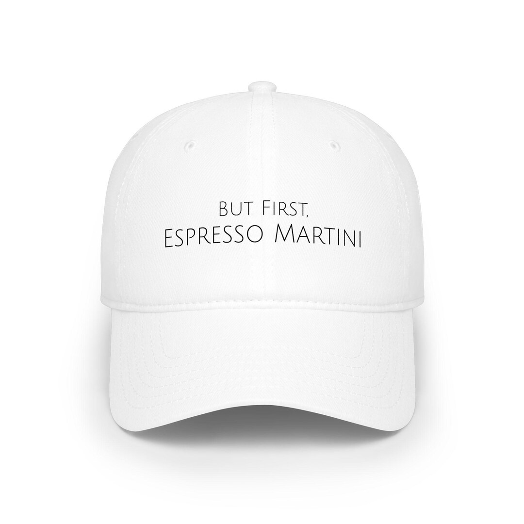 Espresso Martini Cap | Low Profile Baseball Cap - Etsy