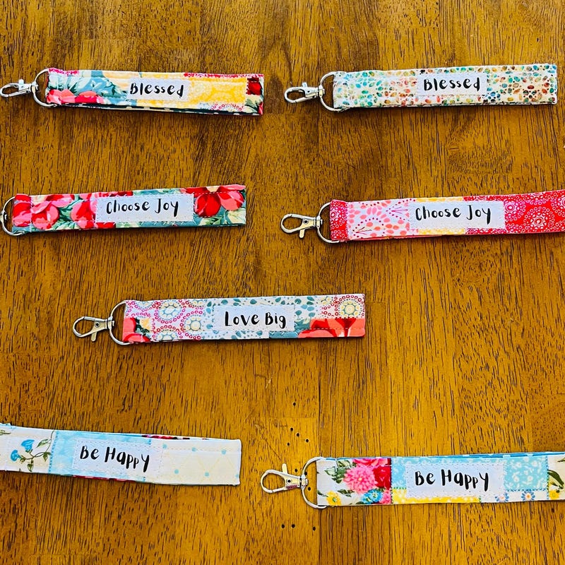 Key Fob With Words - Etsy