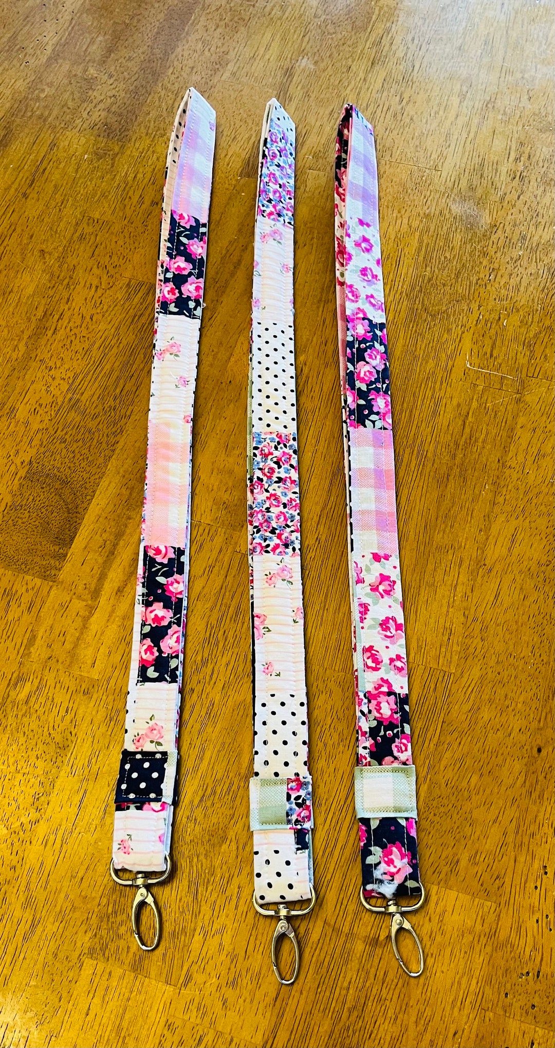 Floral Lanyard , Teacher Lanyard, Patchwork Lanyard, Teacher Gift - Etsy