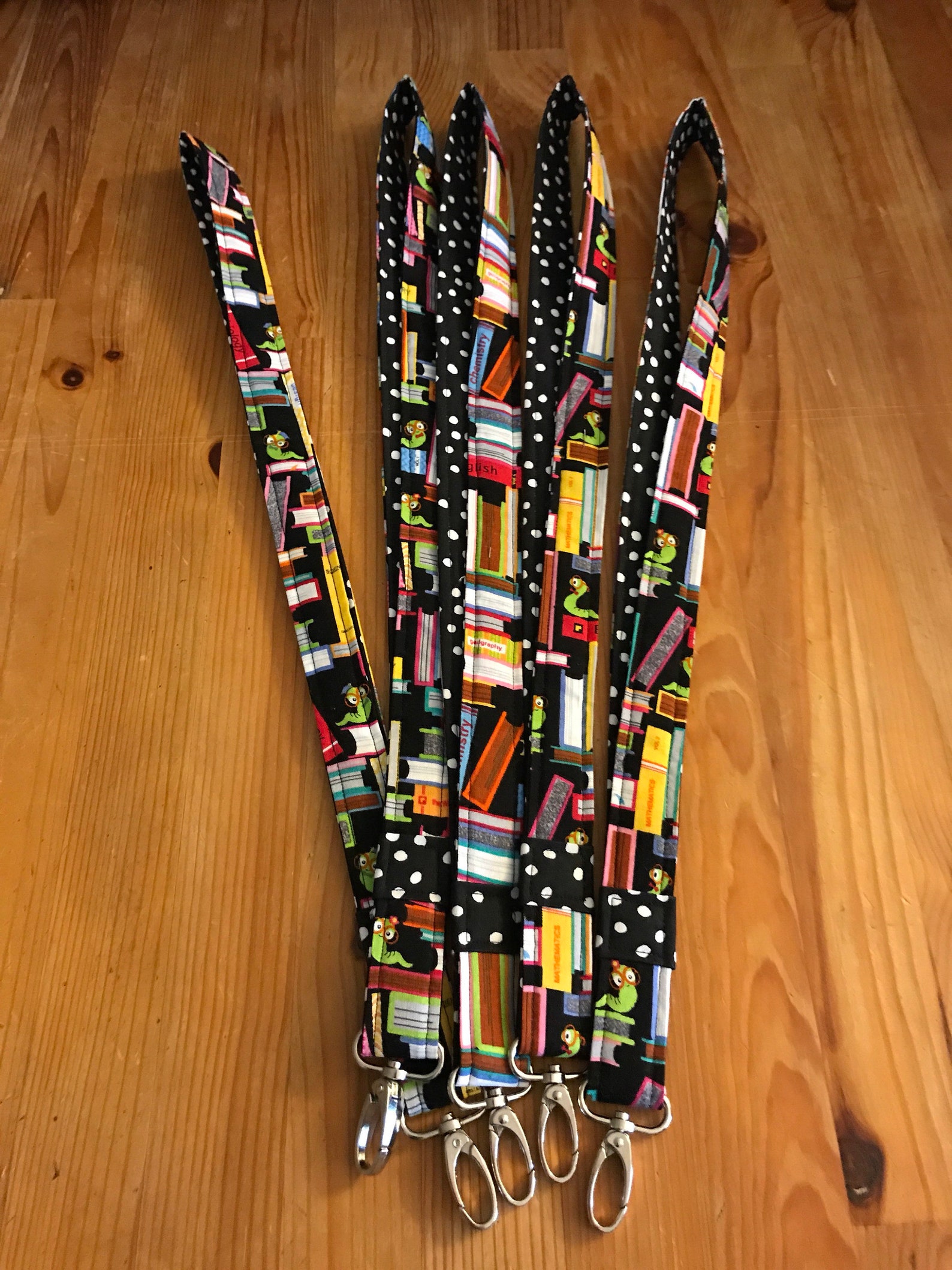 Teacher Lanyard Book Lanyard Bookworm Librarian Lanyard | Etsy