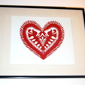 Papercuts Wycinanki Original Polish Folk Art Picture - Etsy
