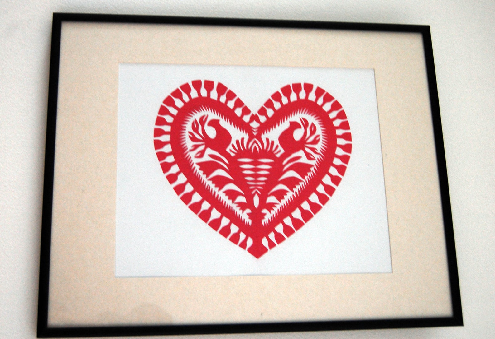 Papercuts Wycinanki Traditional Polish Folk Art Picture - Etsy