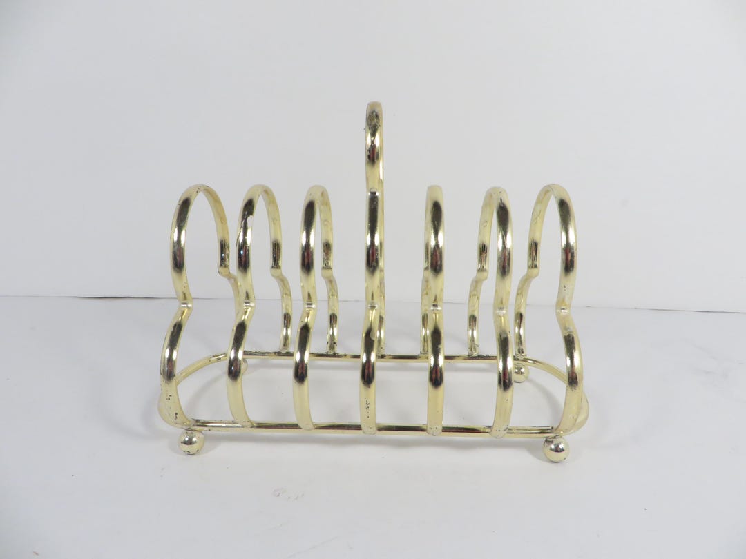 Vintage Toast Rack English Toast Rack Brass Gold Tone Toast Rack - Etsy