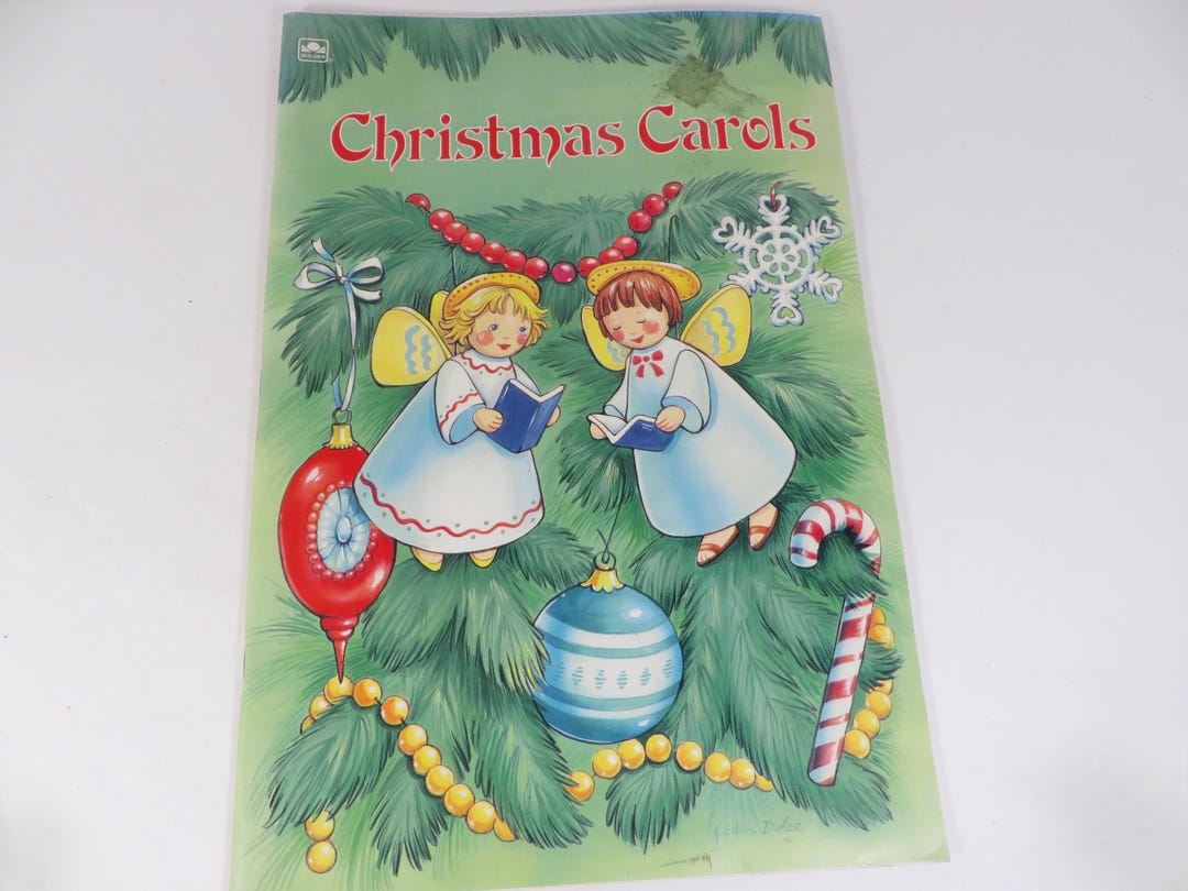 Vintage Christmas Carols Music Book - Vintage Christmas Song Piano ...