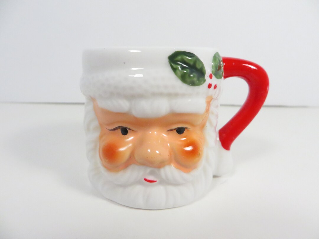 Vintage Santa Claus Face Mug Santa Claus Face Mug - Etsy