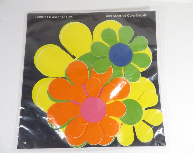 Vintage Rickie Tickie Stickies Flower Daisy Stickers NOS Rickie Tickie ...