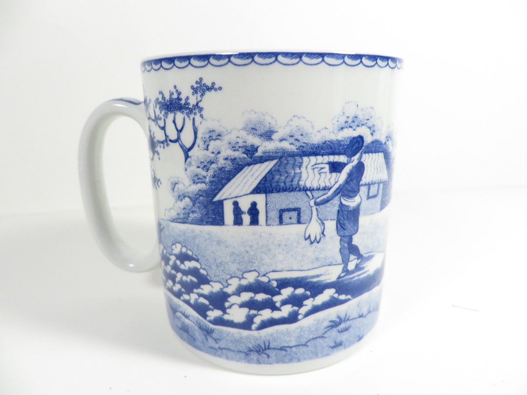 Vintage Spode Blue White China Mug Spode Blue Room Collection Mug - Etsy