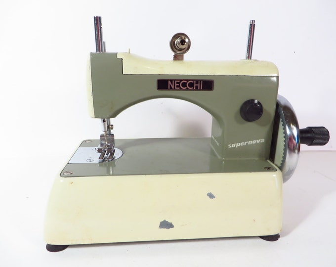 Necchi Supernova Toy Sewing Machine Mid Century Toy Sewing Machine - Etsy