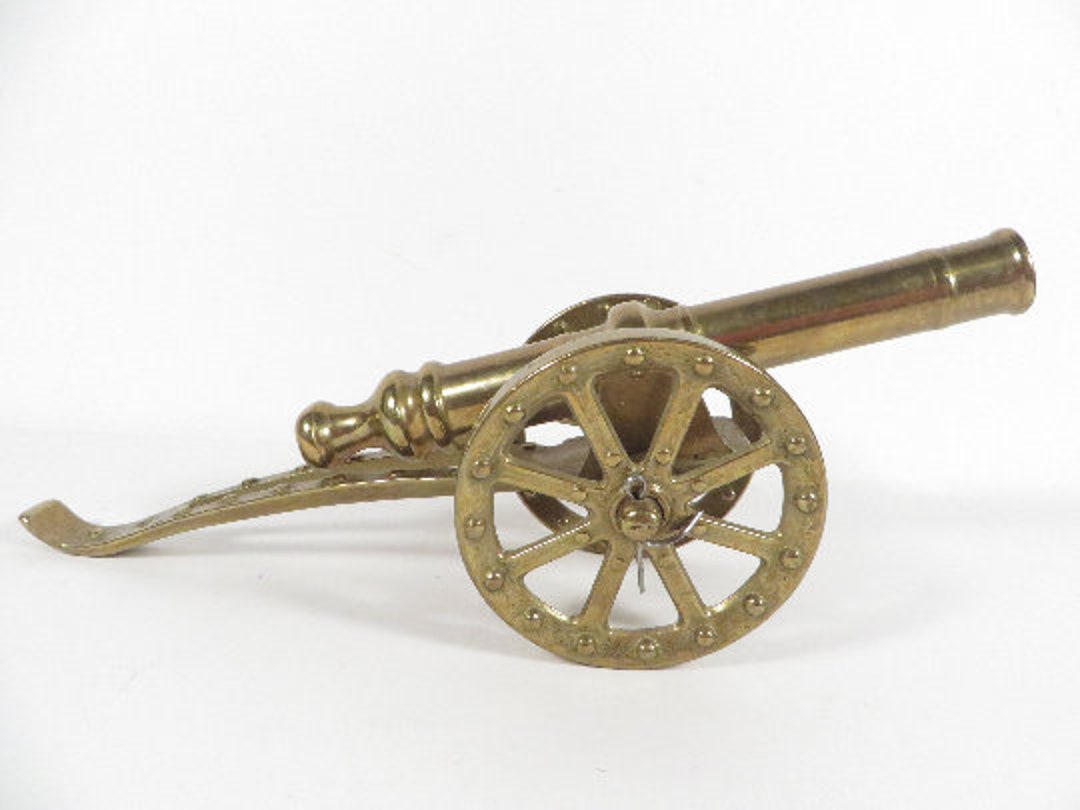Vintage Brass Cannon - 4th of July Patriotic Brass Cannon - Etsy