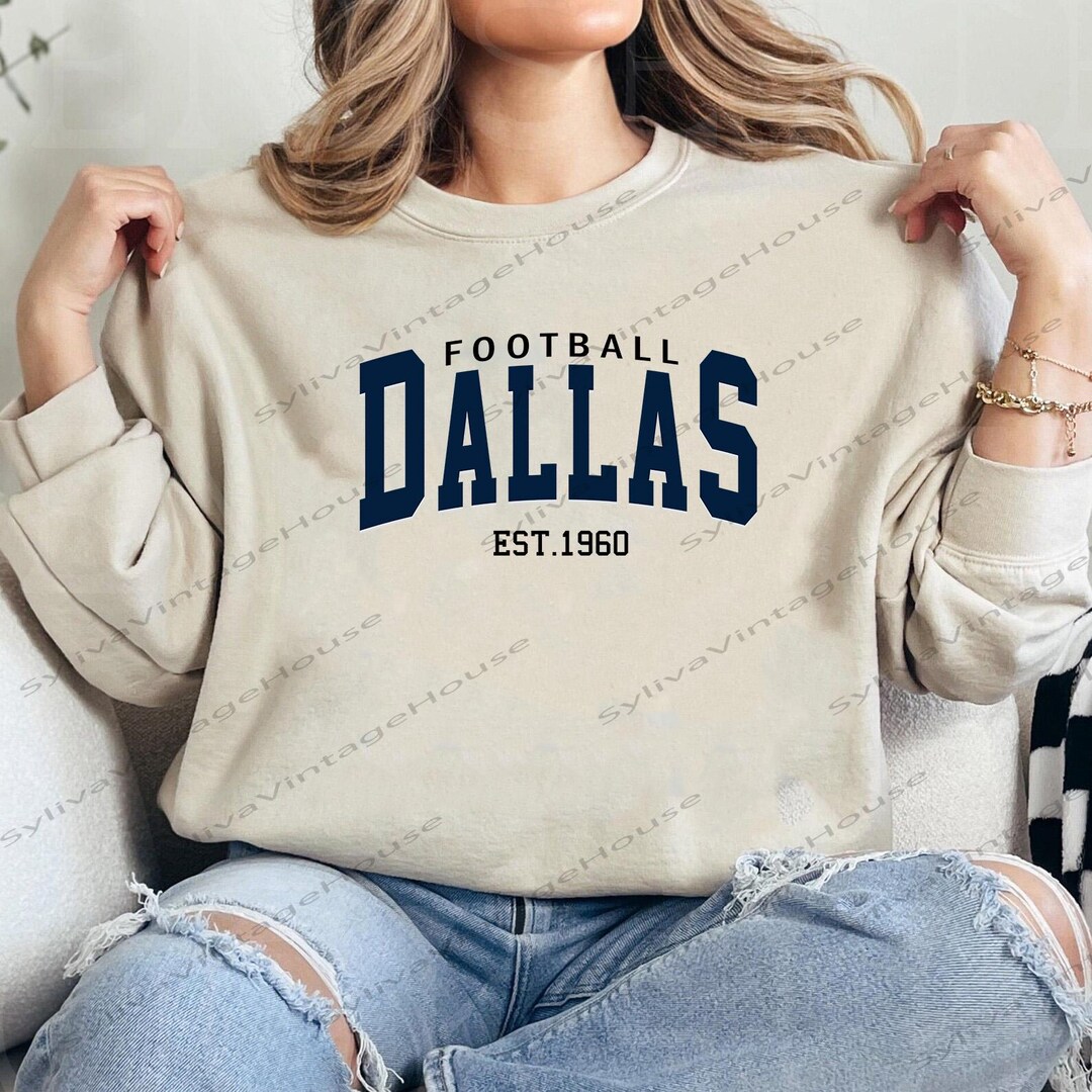 Vintage Dallas Football PNG, Retro Dallas Football PNG, Football Lovers ...