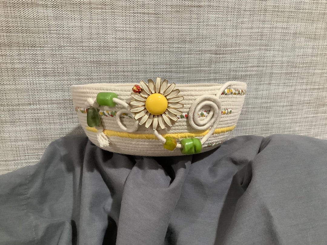 Daisy Wishes by Gemline Baskets. Brooch and Beads Added for That Unique ...