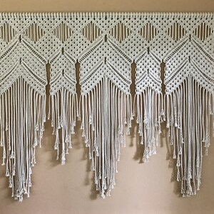 Macrame PATTERN Written PDF Digital File Instant Download Tapestry Wall ...