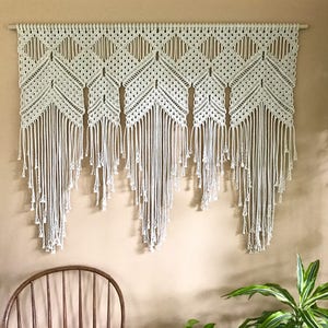 Macrame PATTERN Written PDF Digital File Instant Download Tapestry Wall ...