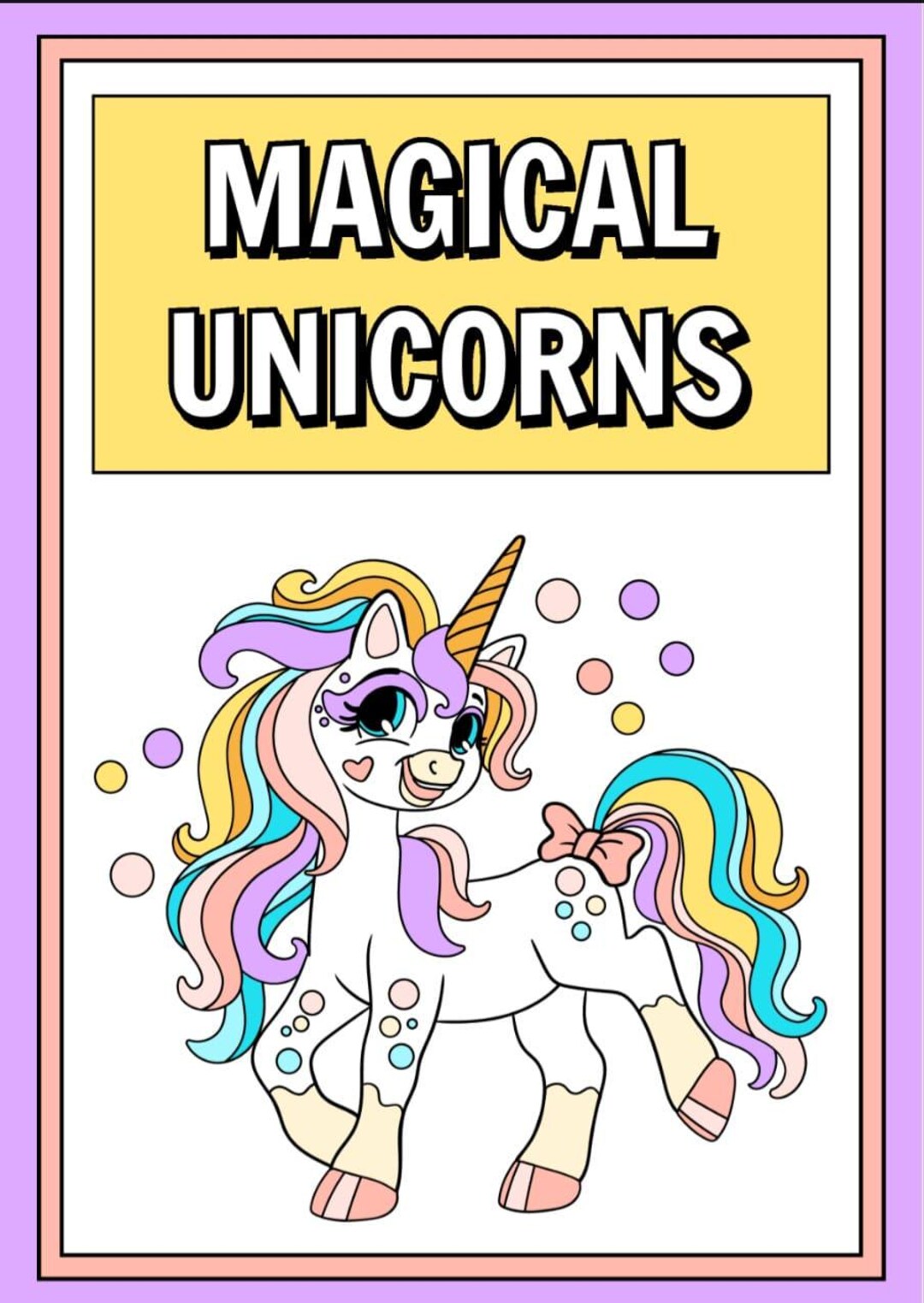 Unicorn Affirmations Coloring Book | Handwriting Practice (PDF) - Etsy