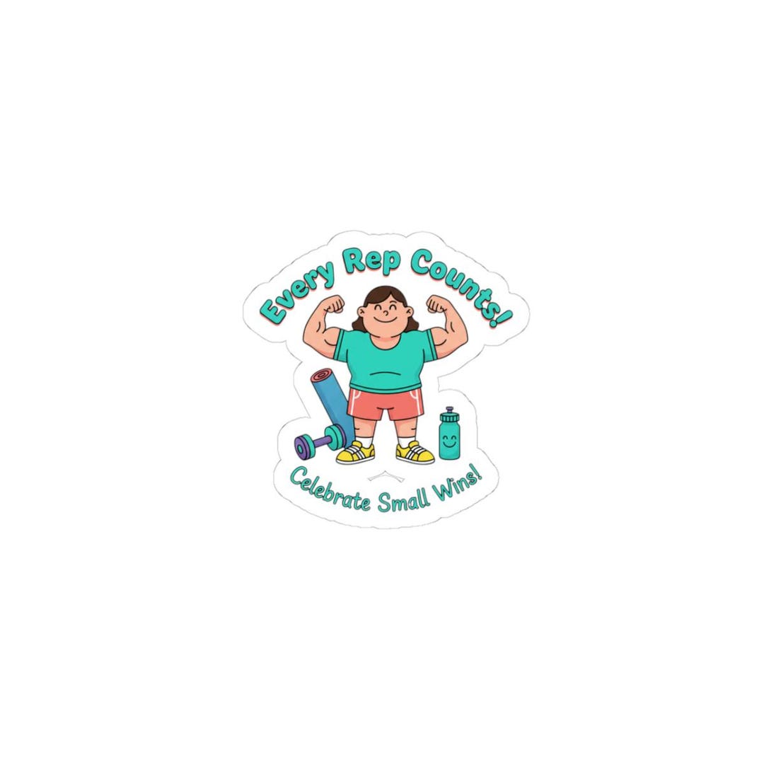 Every Rep Counts Sticker | Gym Comeback, Celebrate Small Wins - Etsy