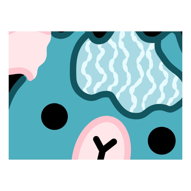 Rainbow Guinea Pigs CLIPART VECTOR Image PNG - Etsy